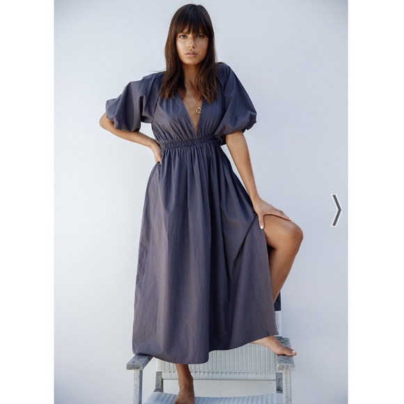 Maurie + Eve | Dresses | Maurie Eve Yoko Dress In Charcoal | Poshmark